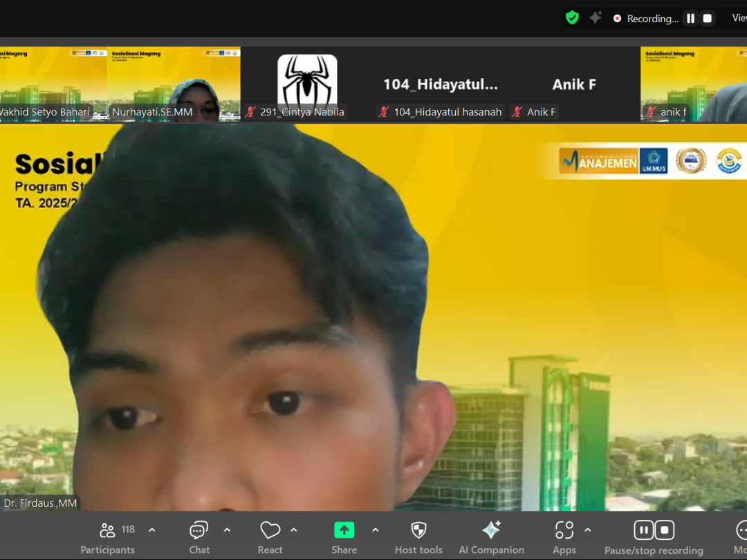 SOSIALISASI PROGRAM MAGANG UNTUK PENGUATAN KOMPETENSI PROFESIONAL ...